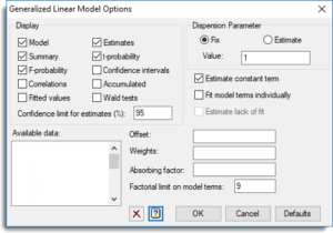 Generalized Linear Models Options • Genstat Knowledge Base 2024