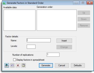 Generate Factors in Standard Order • Genstat Knowledge Base 2023