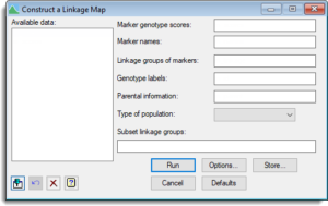 Construct a Linkage Map • Genstat Knowledge Base 2023