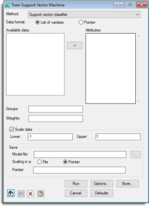 Train Support Vector Machine • Genstat Knowledge Base 2023