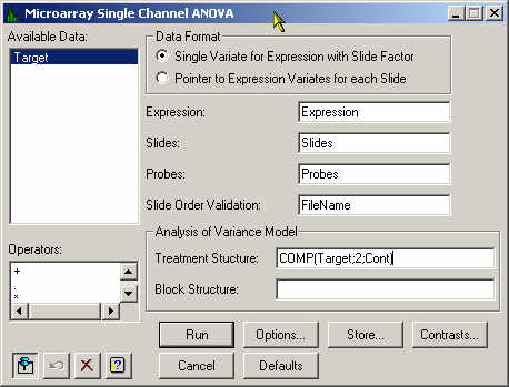 Affymetrix Microarray Example • Genstat Knowledge Base