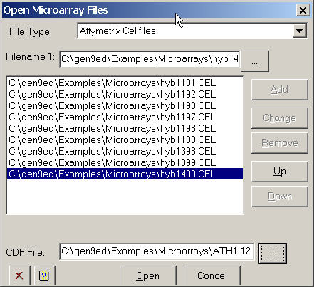 Affymetrix Microarray Example • Genstat Knowledge Base