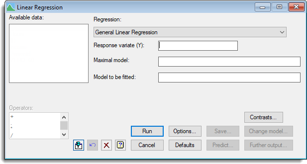 General Linear Regression • Genstat Knowledge Base