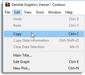 Edit Menu Commands • Genstat Knowledge Base