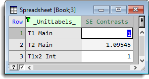 Check Microarray Design and Calculate Efficiencies • Genstat Knowledge Base