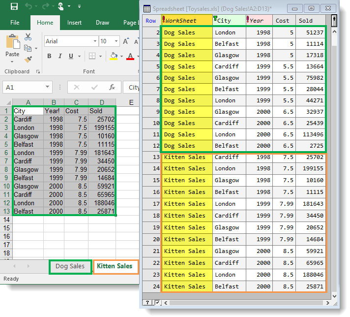 Combine Multiple Worksheets Into One Excel File Easily How To Merge 