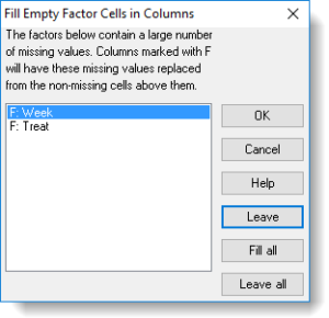 Using the Excel Import Wizard • Genstat Knowledge Base
