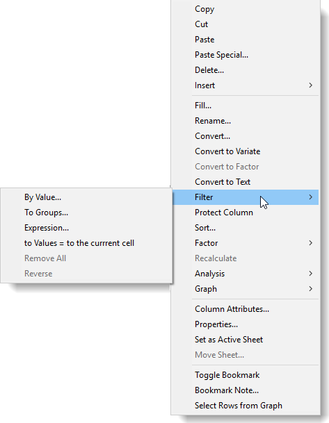 What can you do with Spreadsheets? • Genstat Knowledge Base